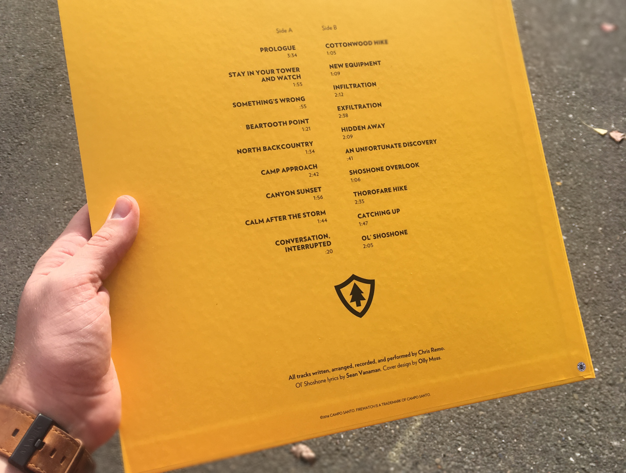 Firewatch's Soundtrack is Now Available on Vinyl