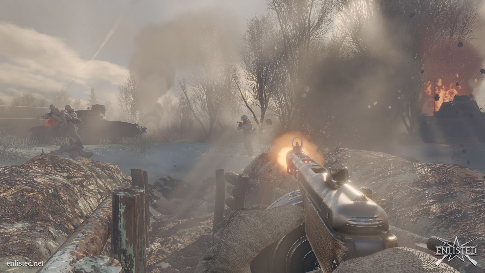 World War II Squad Based Shooter Enlisted Announced for PC