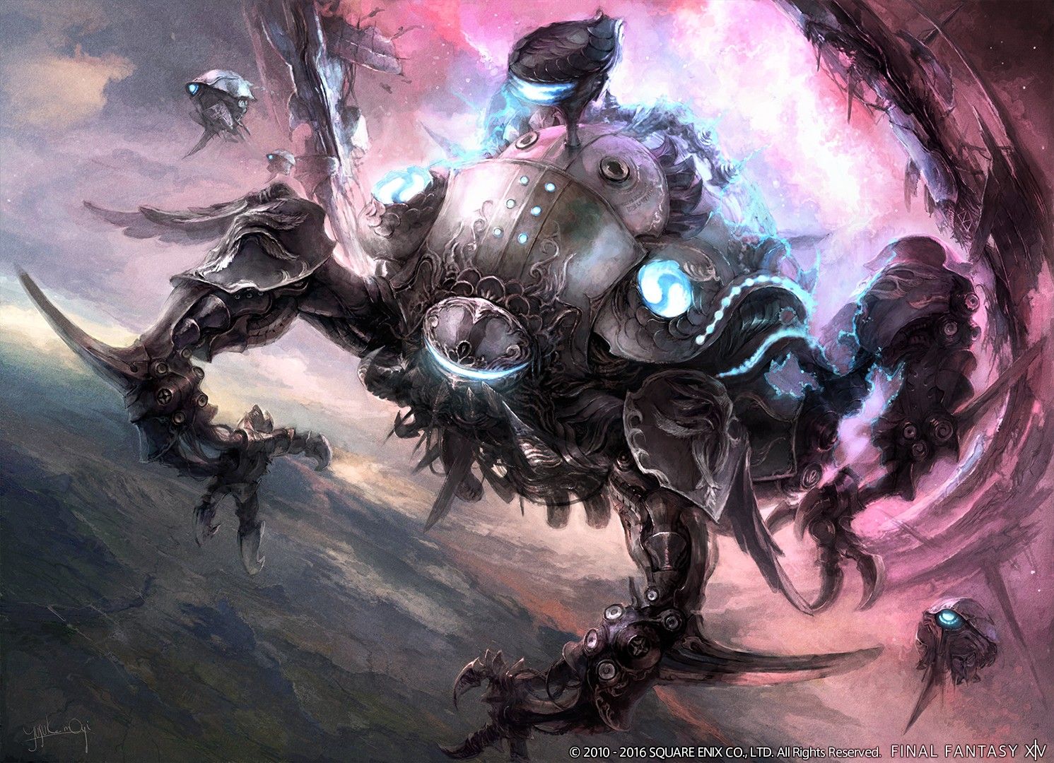 Gorgeous Final Fantasy XIV Stormblood Art Shows Enemies, Gear and Much ...