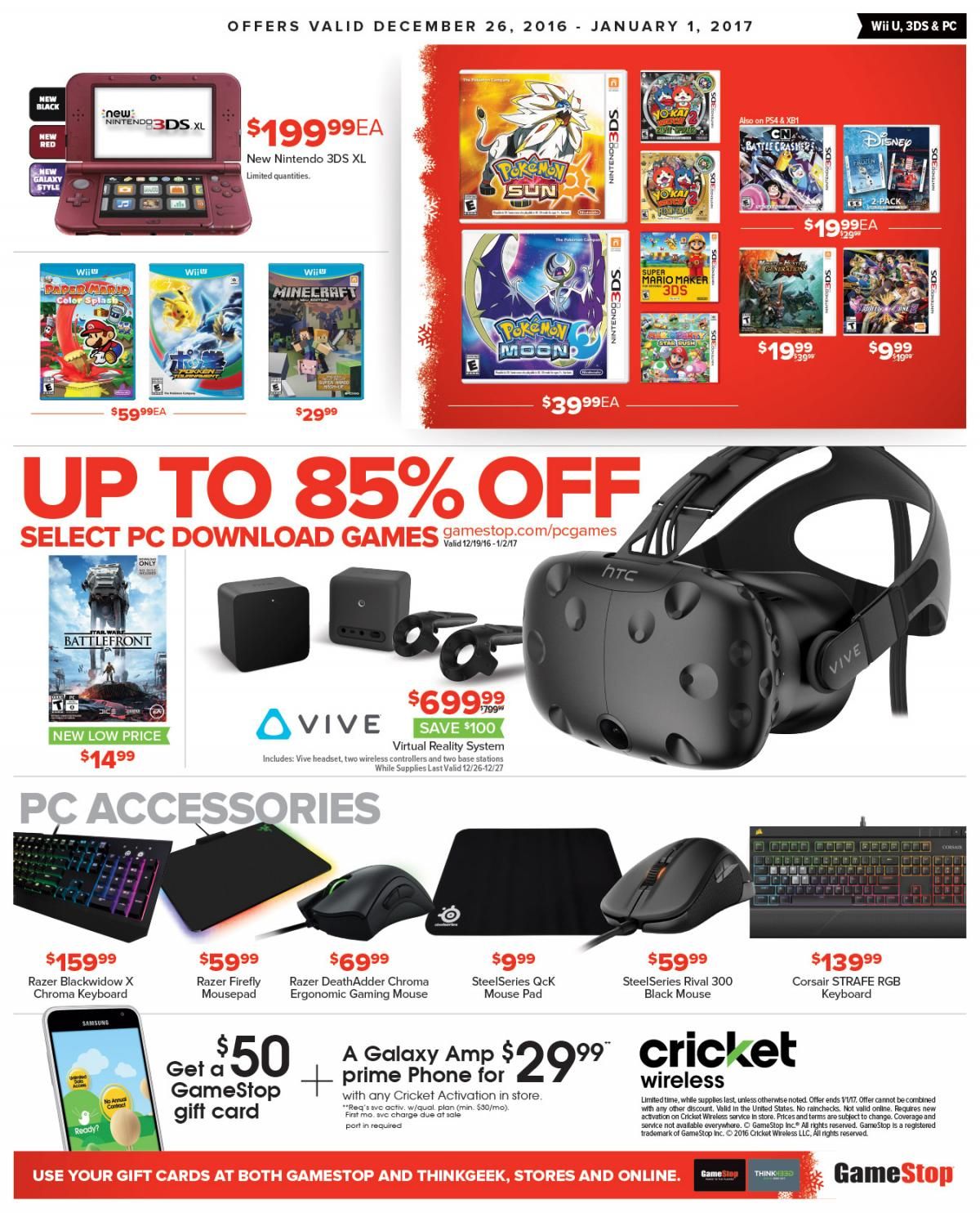 Save Big on Games and Accessories in GameStop's Winter Sale