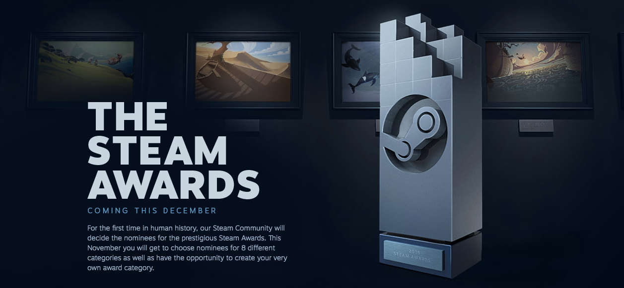 Finalists for The Steam Awards Announced