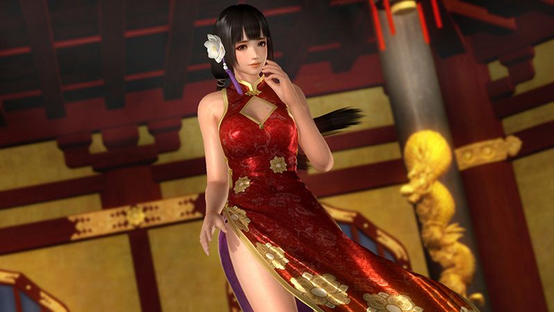 Dead Or Alive 5 Last Rounds Alluring Mandarin Dress Costumes