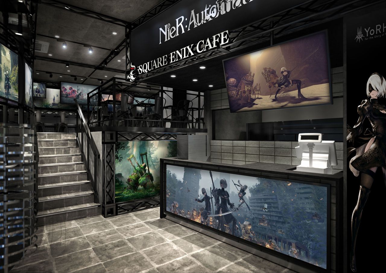 NieR: Automata Is the New Theme of the Square Enix Cafe in Akihabara, Tokyo