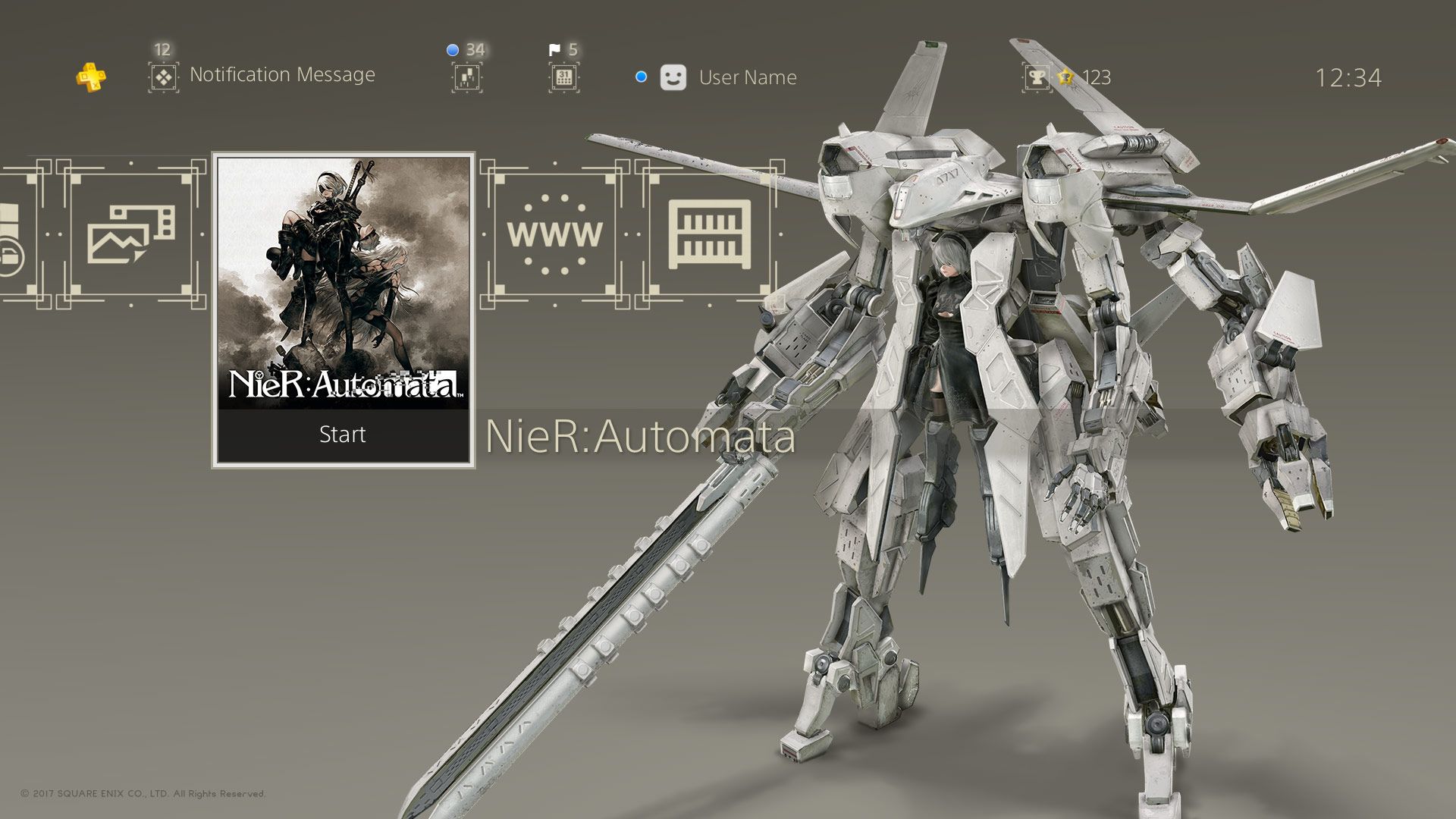 NieR: Automata Gets Two Free PS4 Themes, and They're Awesome ...