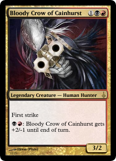 Fan Crafts Superb Bloodborne-Themed Magic: The Gathering Cards