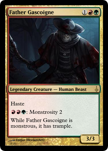 Fan Crafts Superb Bloodborne-Themed Magic: The Gathering Cards