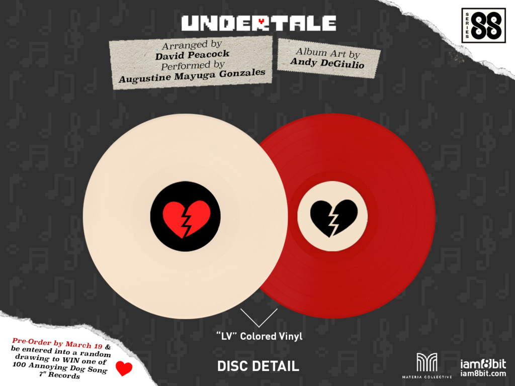 Undertale on Piano Is iam8bit's First "Series 88" Vinyl Album