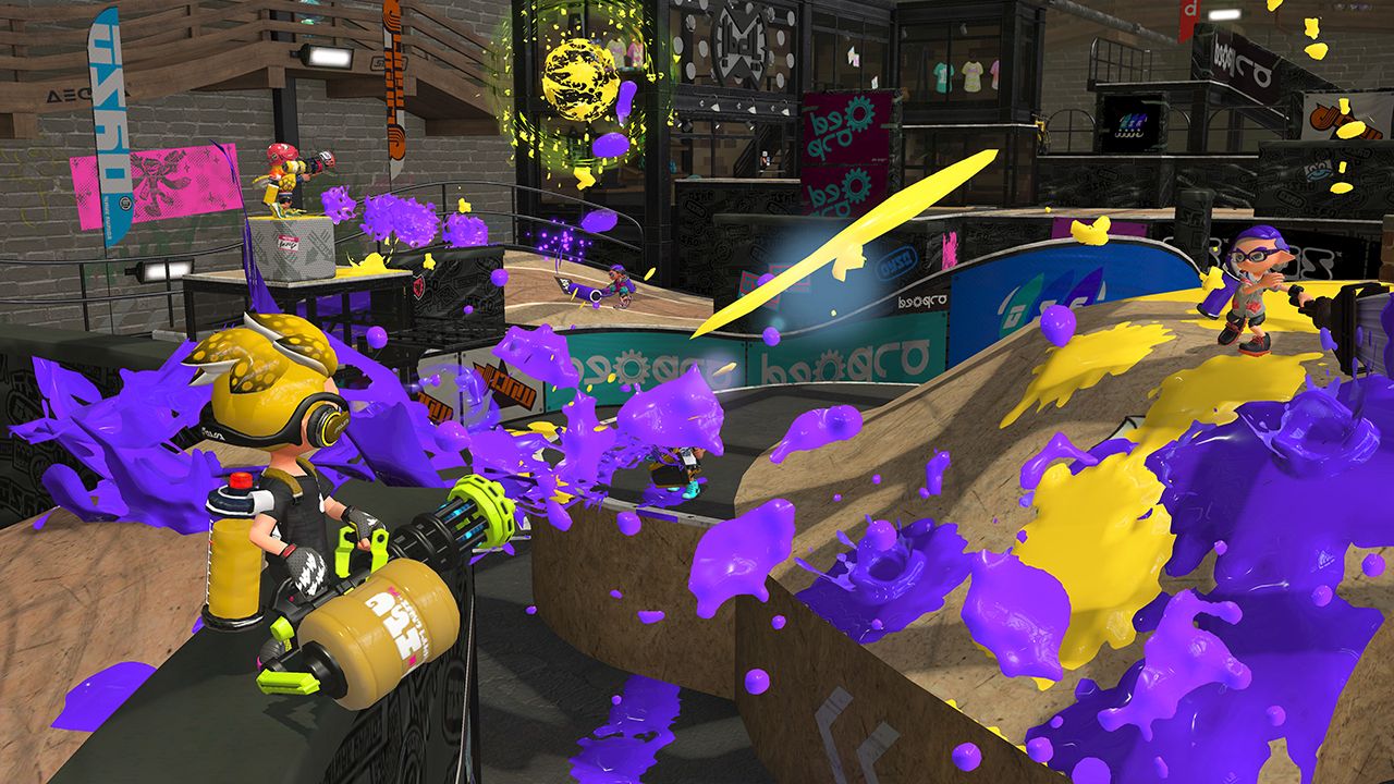 Nintendo Showcases New BMX Themed Splatoon 2 Stage