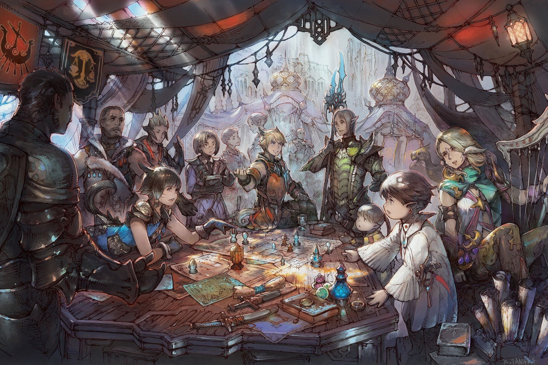 New Final Fantasy XIV Screenshots and Art Show New Tank Actions and More