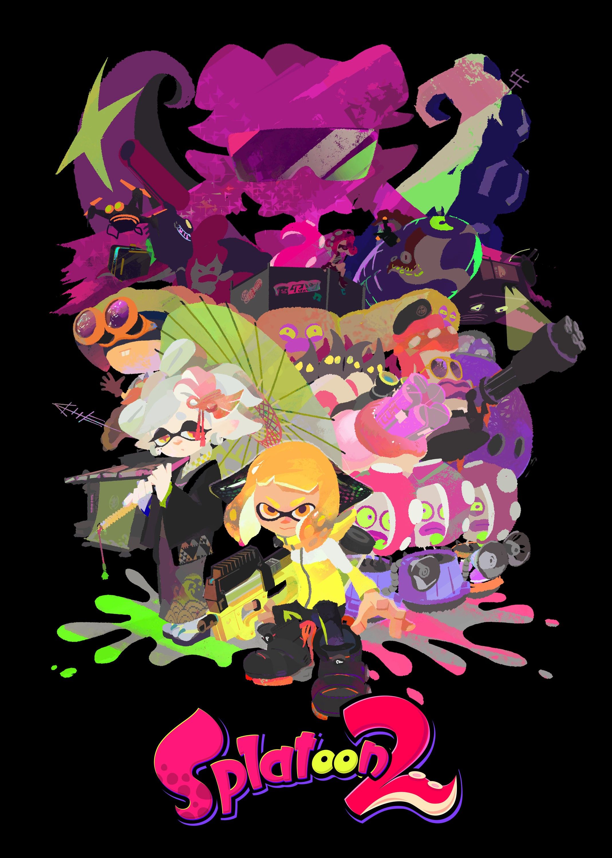 Nintendo Switch Exclusive Splatoon 2 Reveals Single Player in New ...