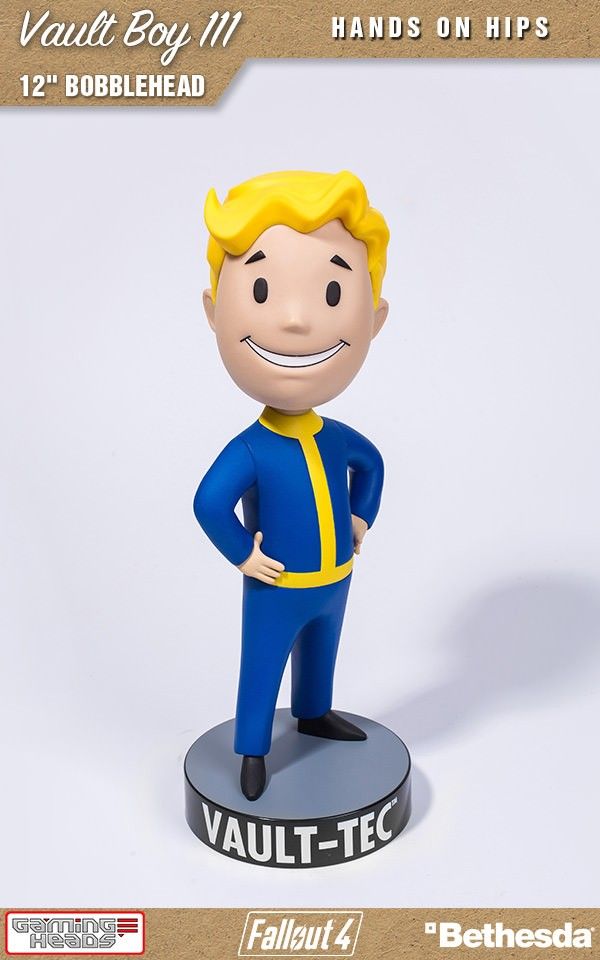 New Fallout 4 Vault Boy Twelve Inch Bobblehead Now Available for Purchase