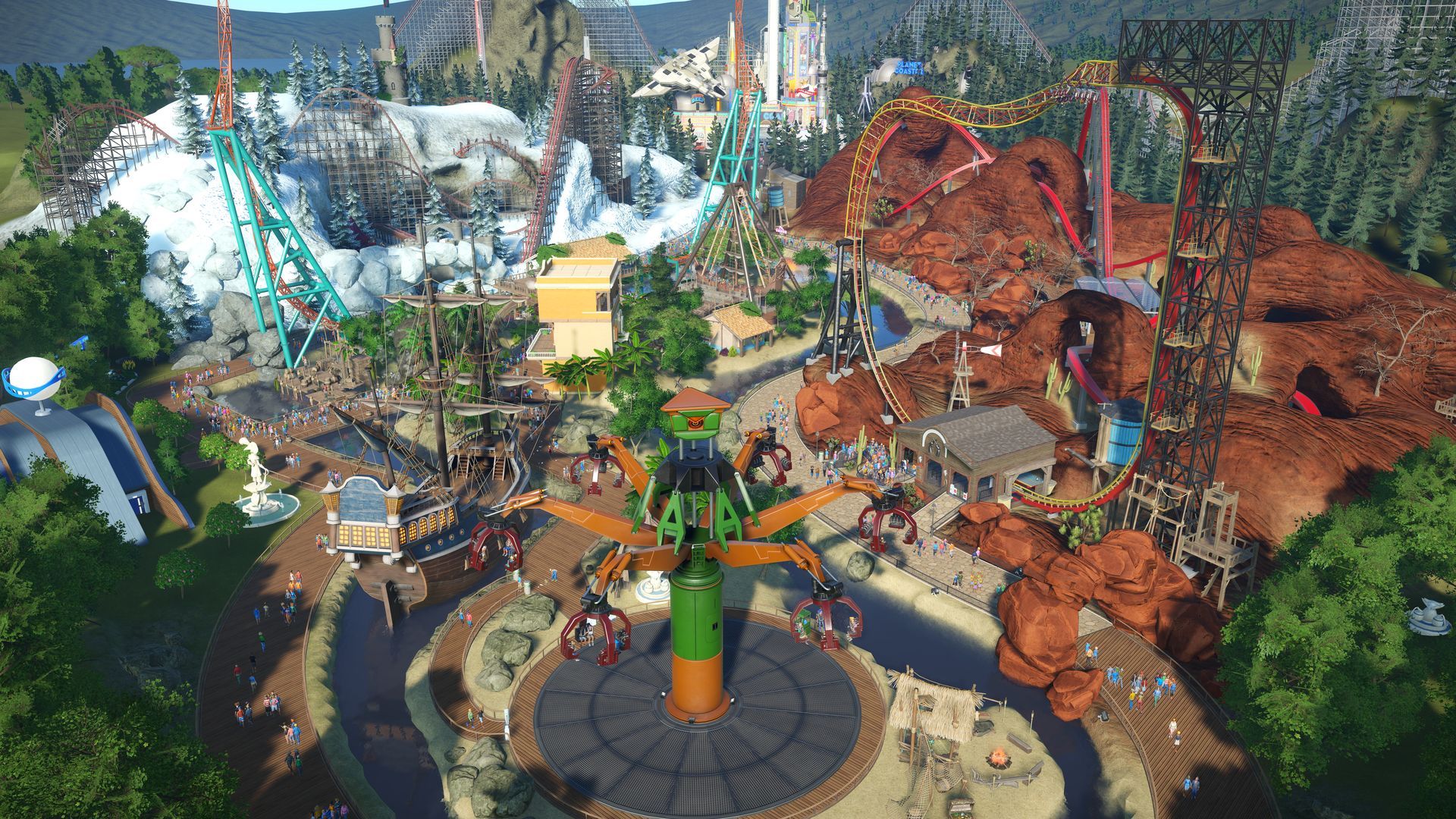 Planet Coaster Summer Update Adds Fireworks, New Video and Image ...