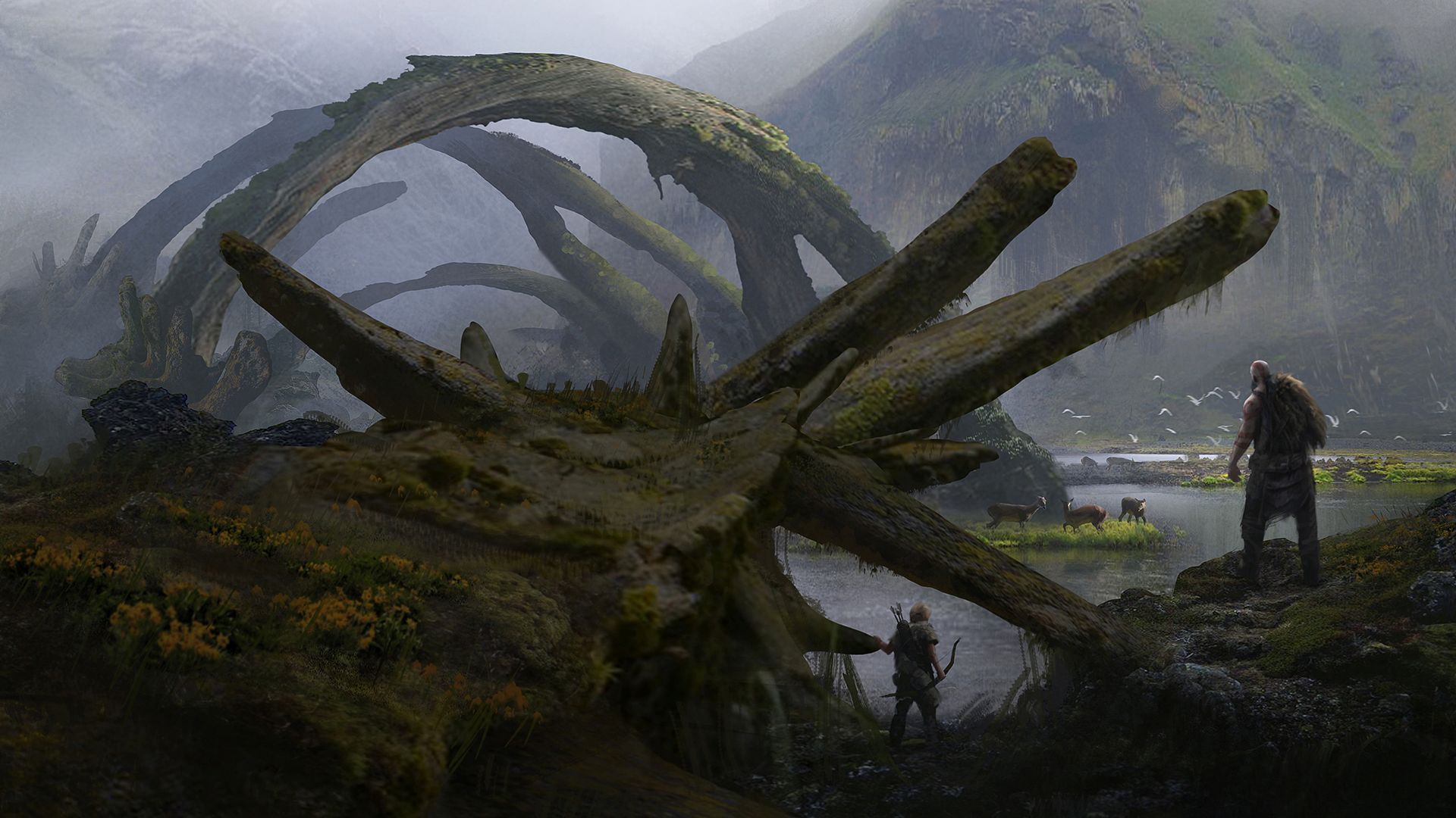 God Of War Gets Epic New Concept Art Showing Midgard