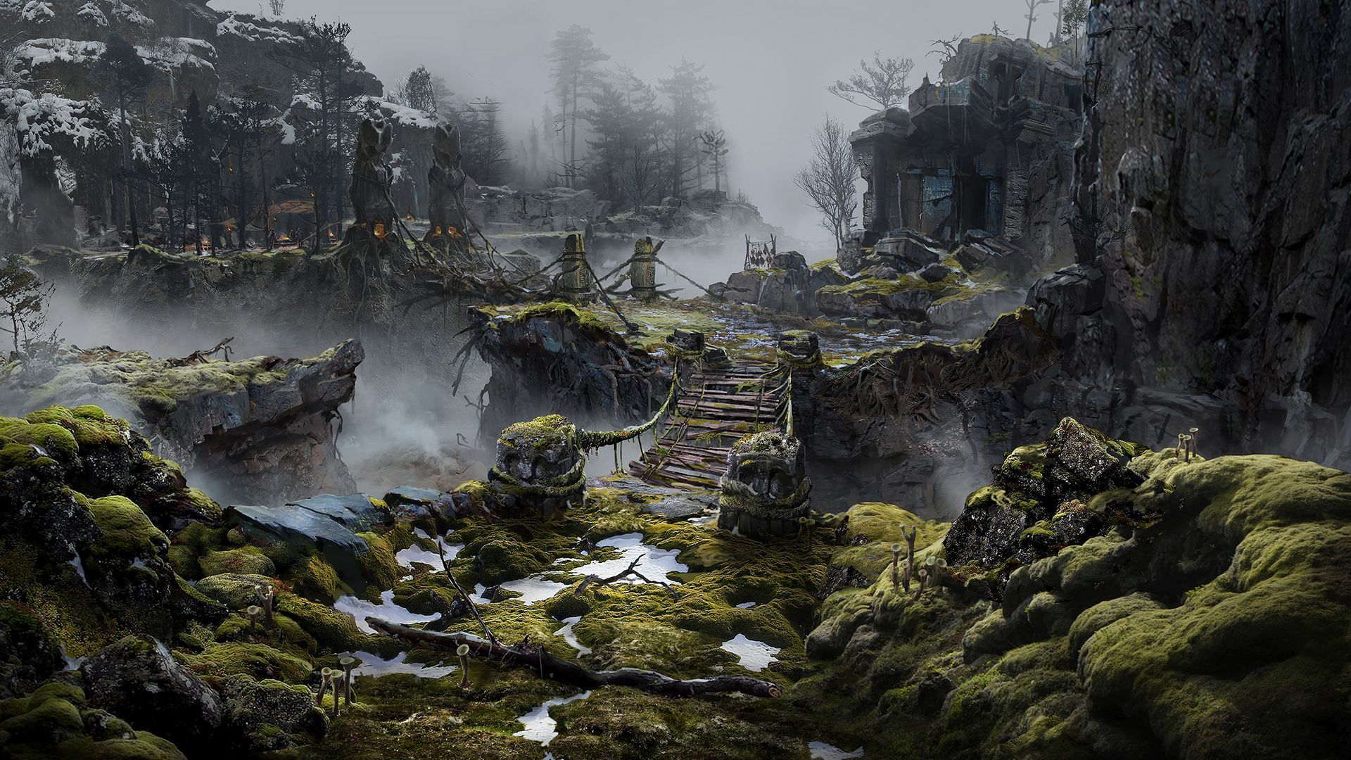 God Of War Gets Epic New Concept Art Showing Midgard