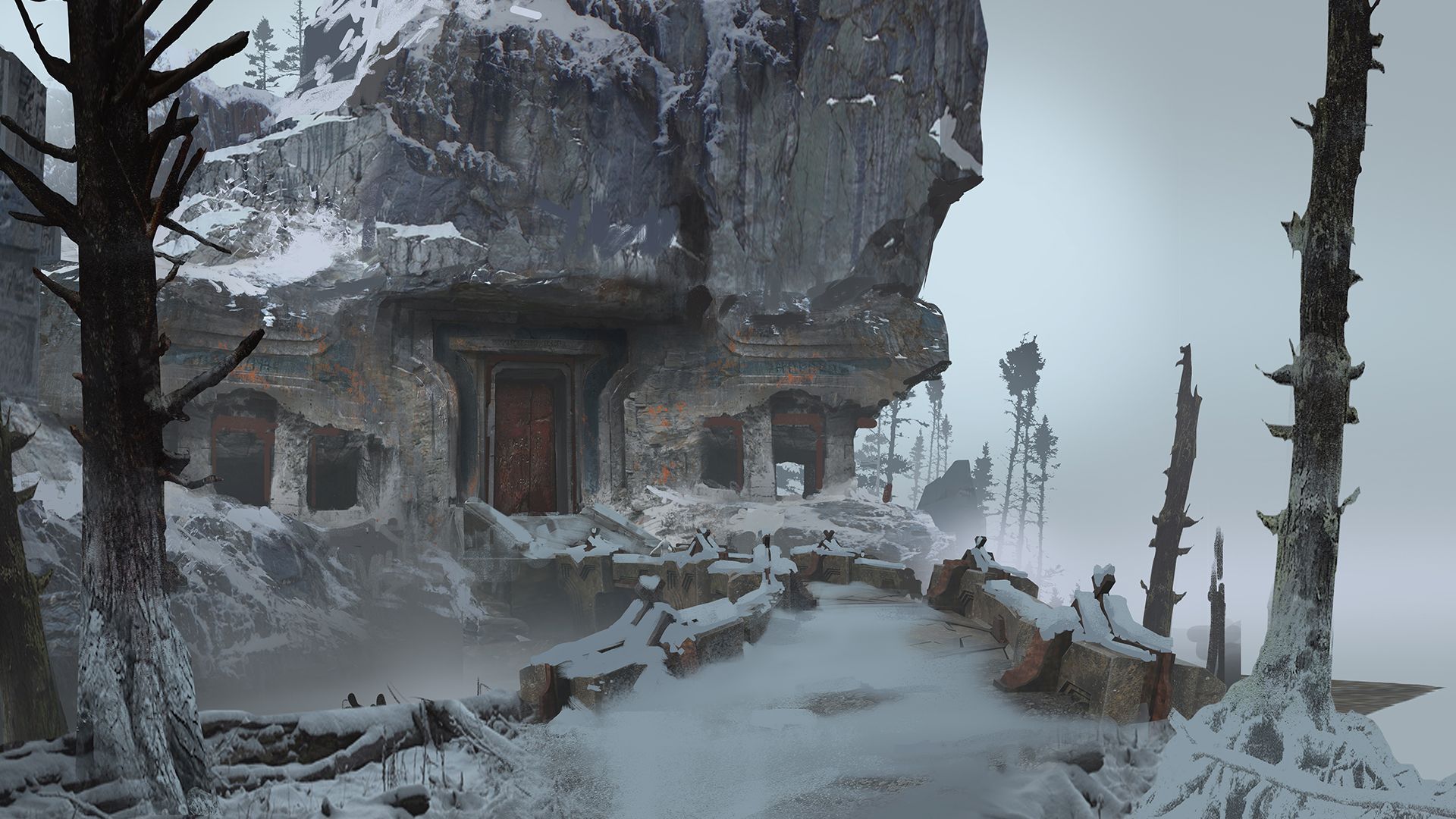 God Of War Gets Epic New Concept Art Showing Midgard