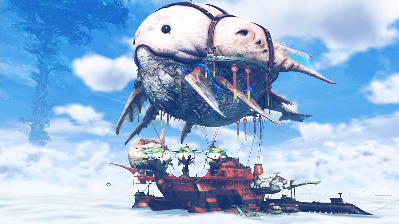 Xenoblade Chronicles 2 Screenshots Show Argentum Trade Guild and its Boss