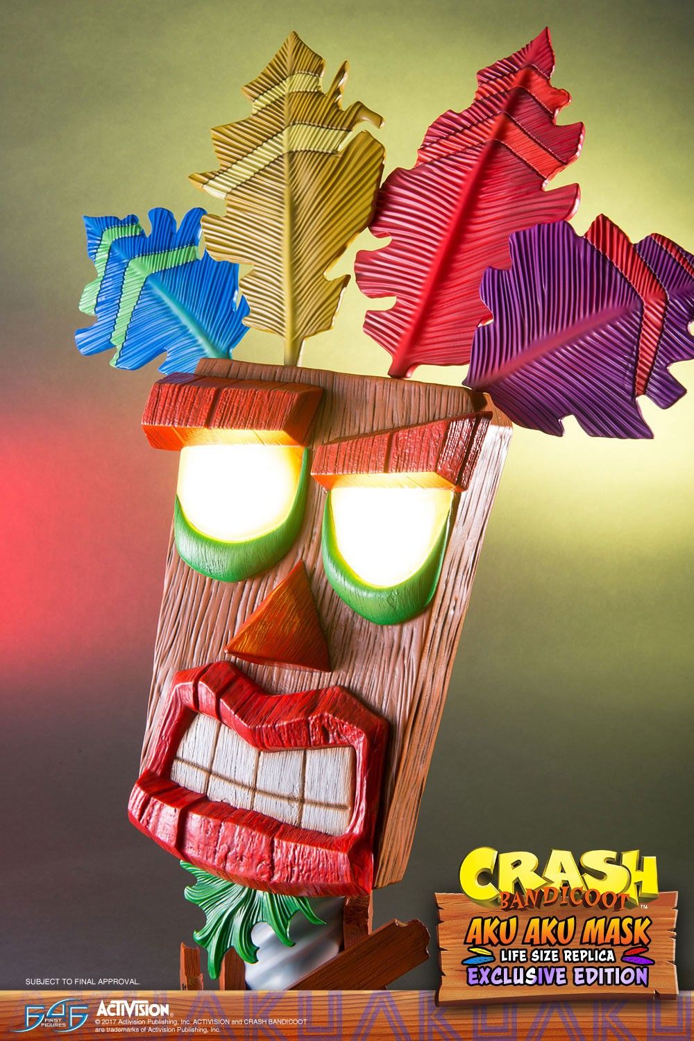 Crash Bandicoot Aku Aku Mask Statue is Busting Out for Pre-Order