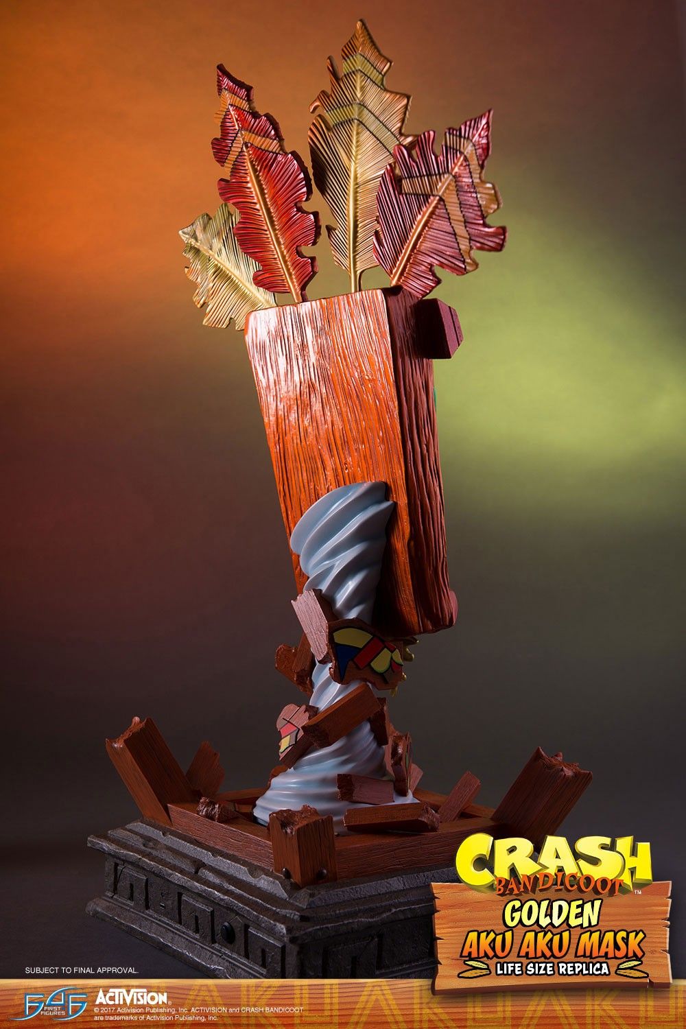 Crash Bandicoot Aku Aku Mask Statue is Busting Out for Pre-Order