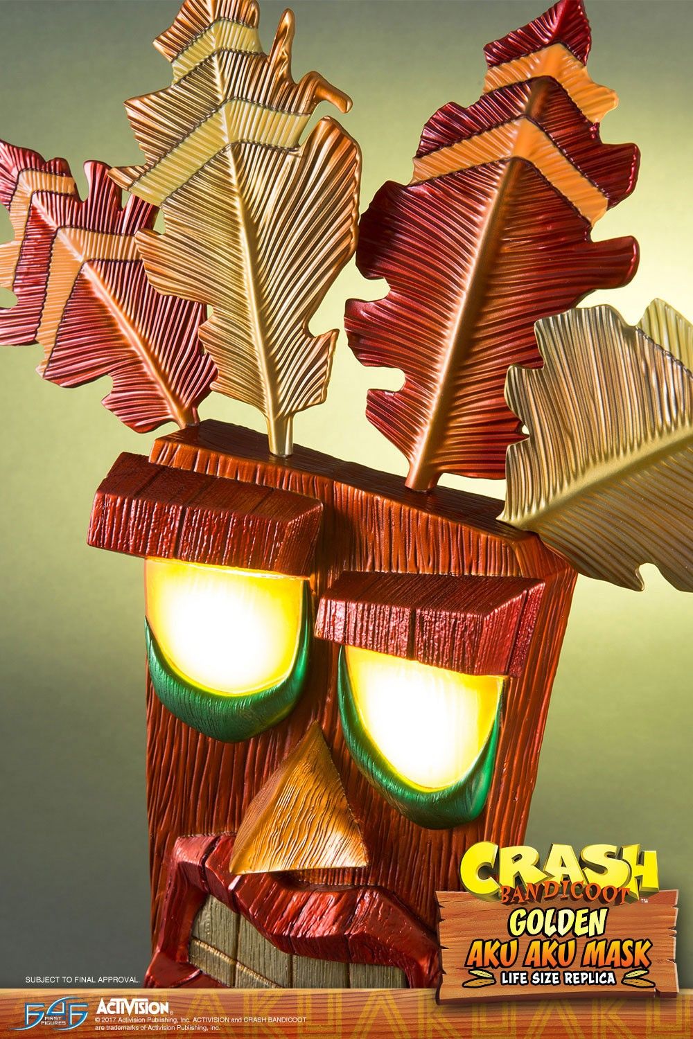 Crash Bandicoot Aku Aku Mask Statue is Busting Out for Pre-Order
