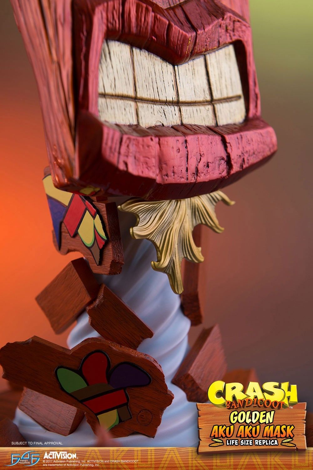 Crash Bandicoot Aku Aku Mask Statue is Busting Out for Pre-Order