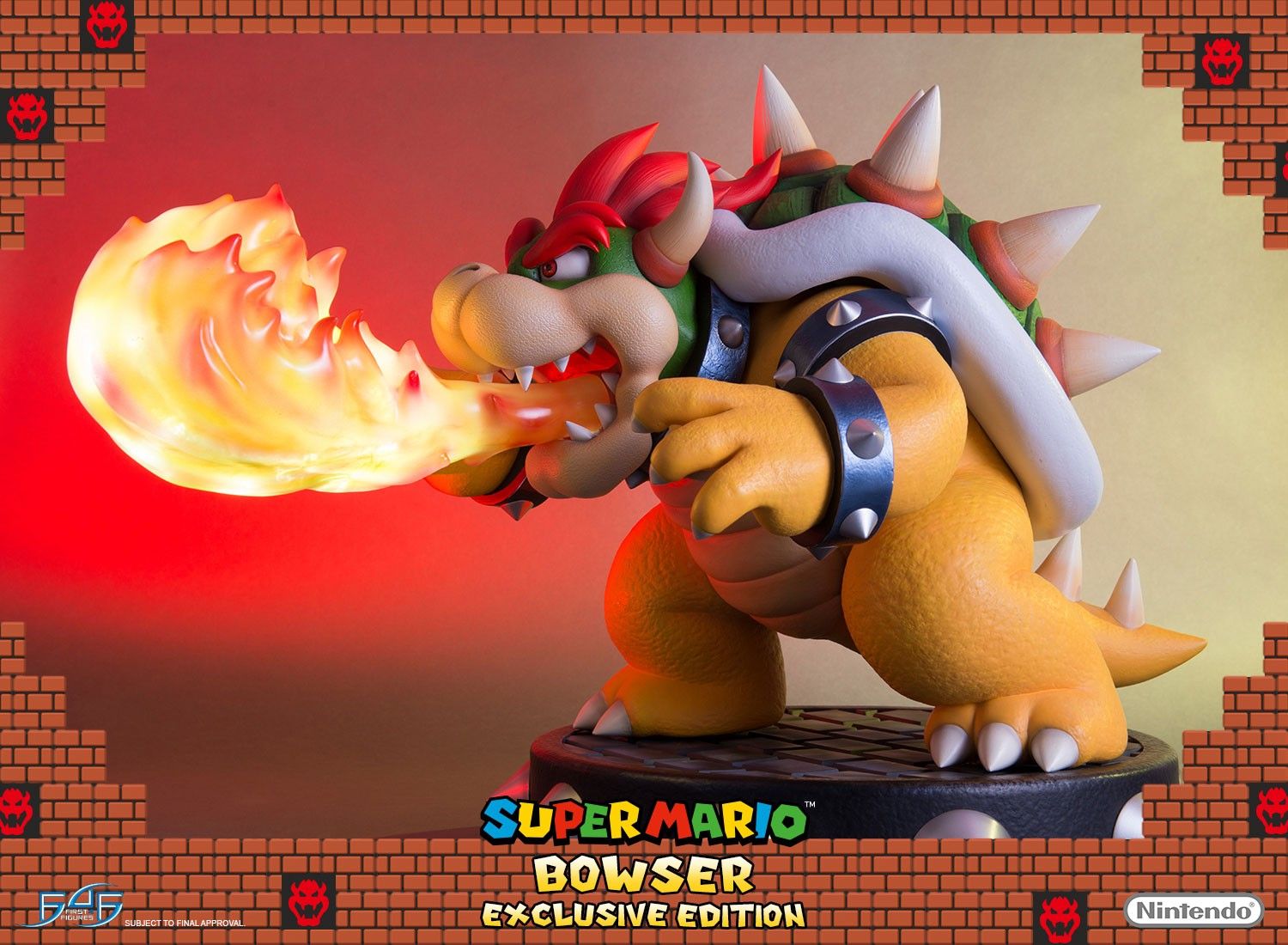 Super Mario's Bowser Statue Heats Up First 4 Figures with a Fireball