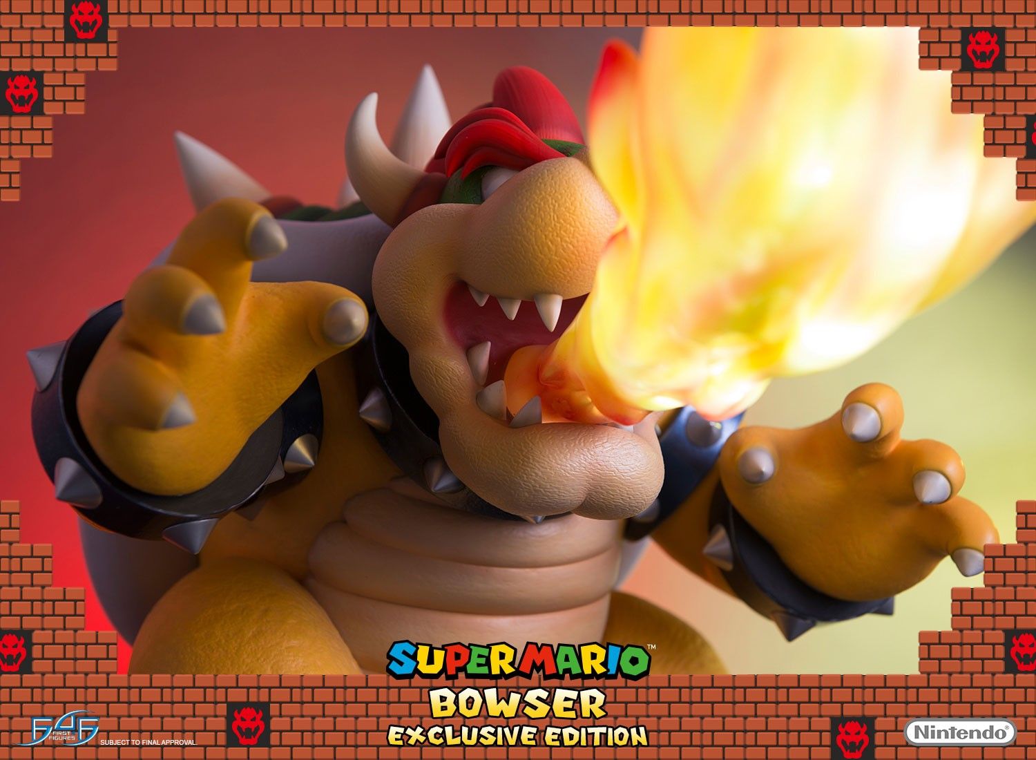 Super Mario's Bowser Statue Heats Up First 4 Figures with a Fireball
