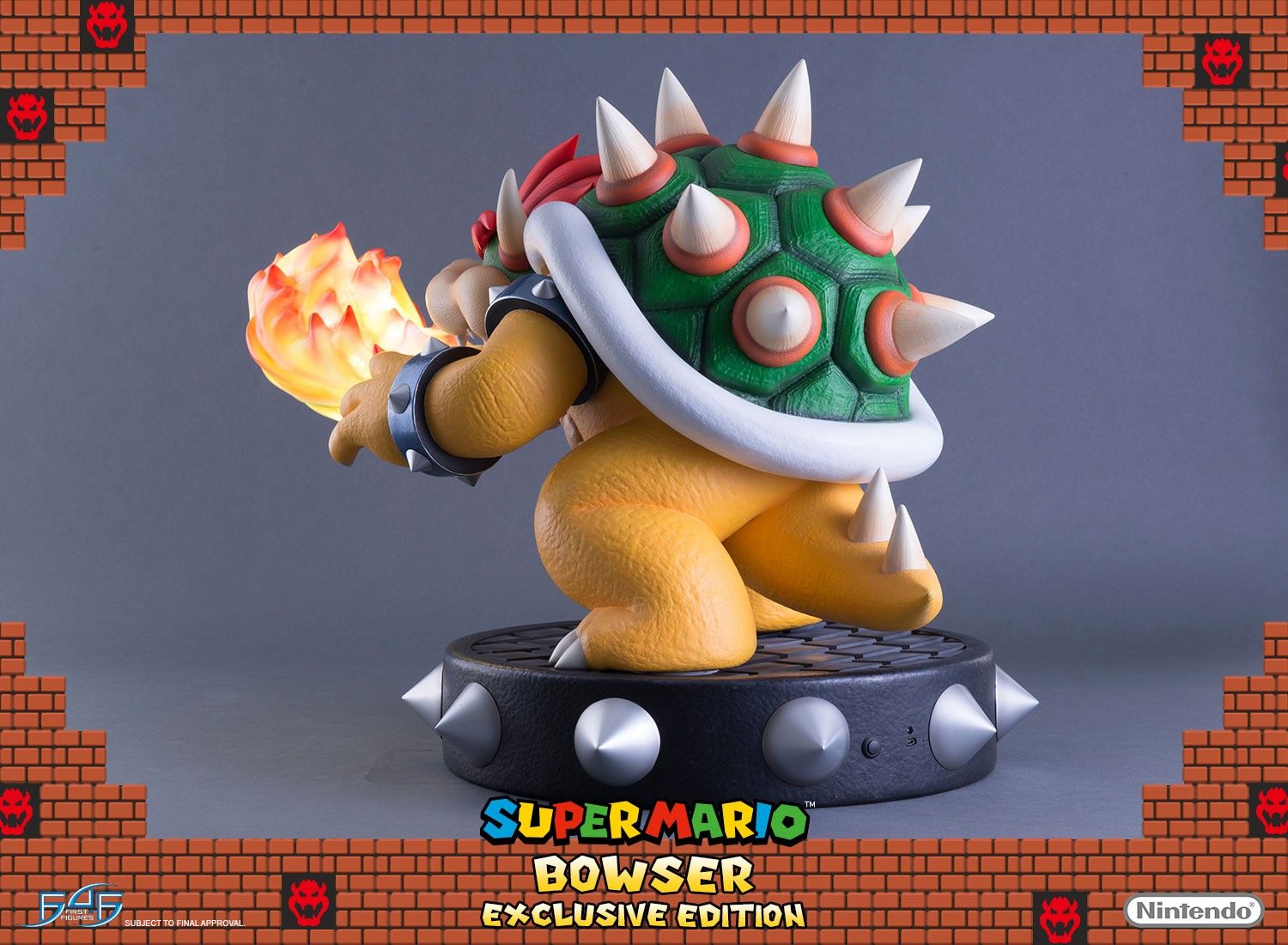 Super Mario's Bowser Statue Heats Up First 4 Figures with a Fireball