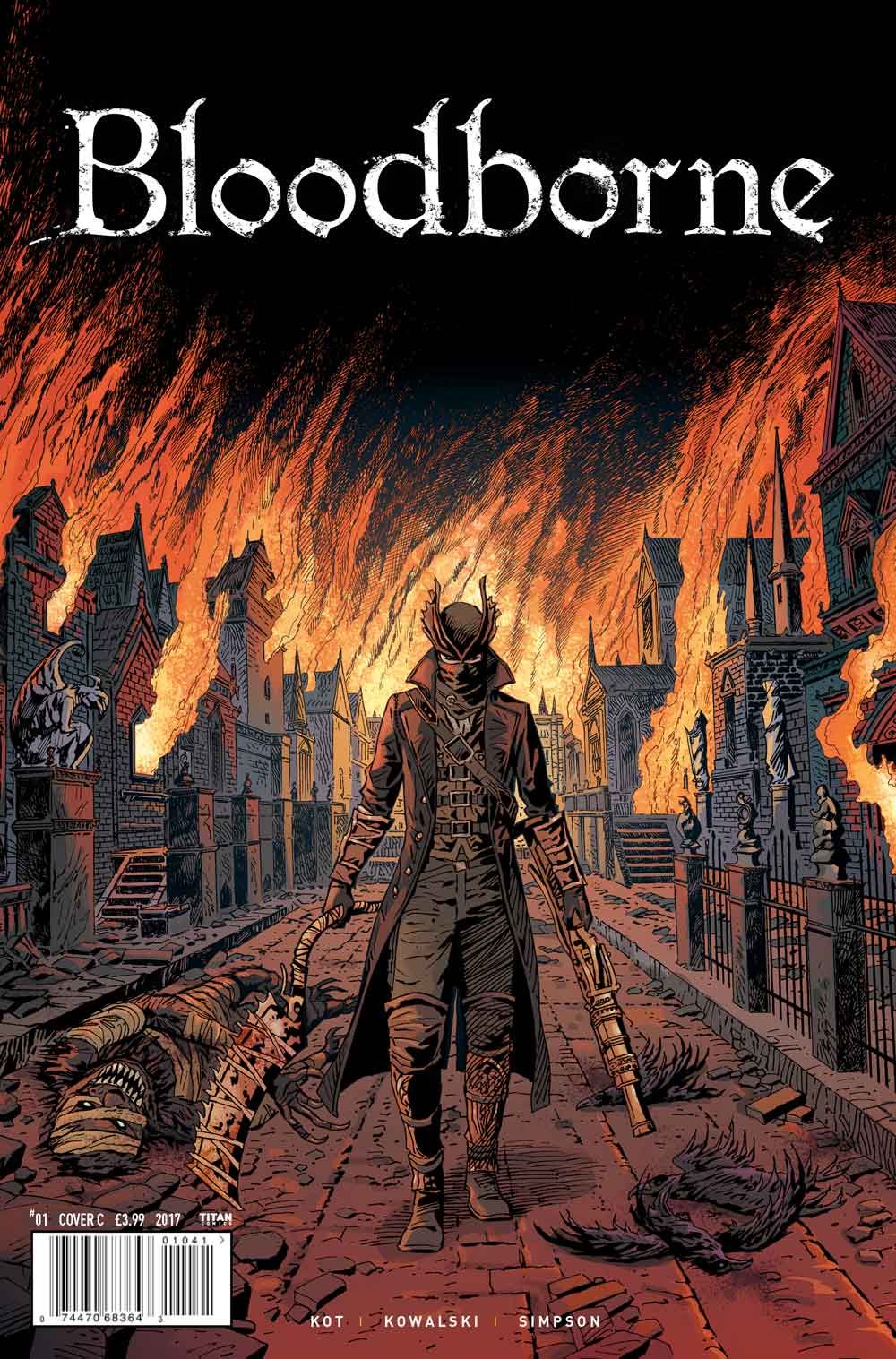New Cover and Interior Art for Bloodborne Comic Tie-in Revealed