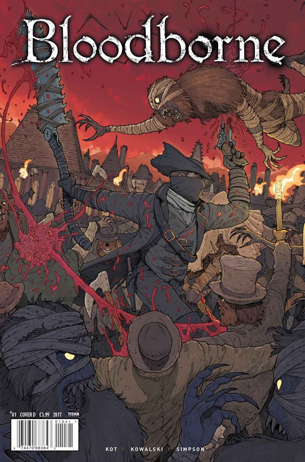 New Cover and Interior Art for Bloodborne Comic Tie-in Revealed