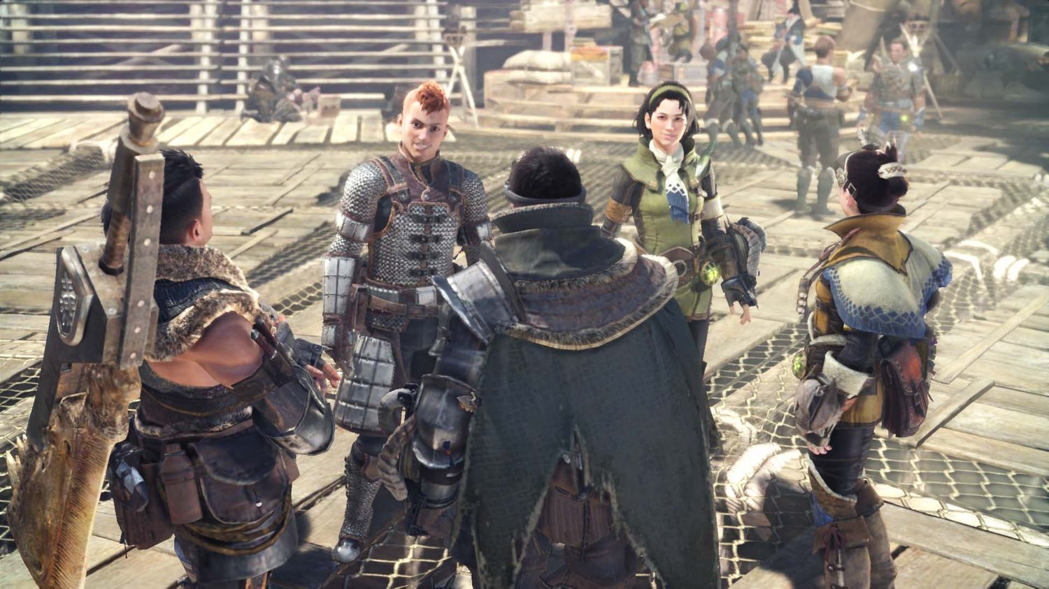 Monster Hunter World Gets New 1080p Screenshots Showing Major NPCs