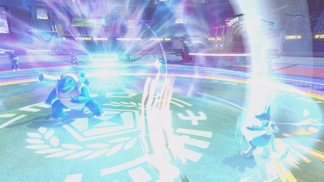 Pokken Tournament DX DLC Screenshots Showcase Celebi, Mew and Blastoise