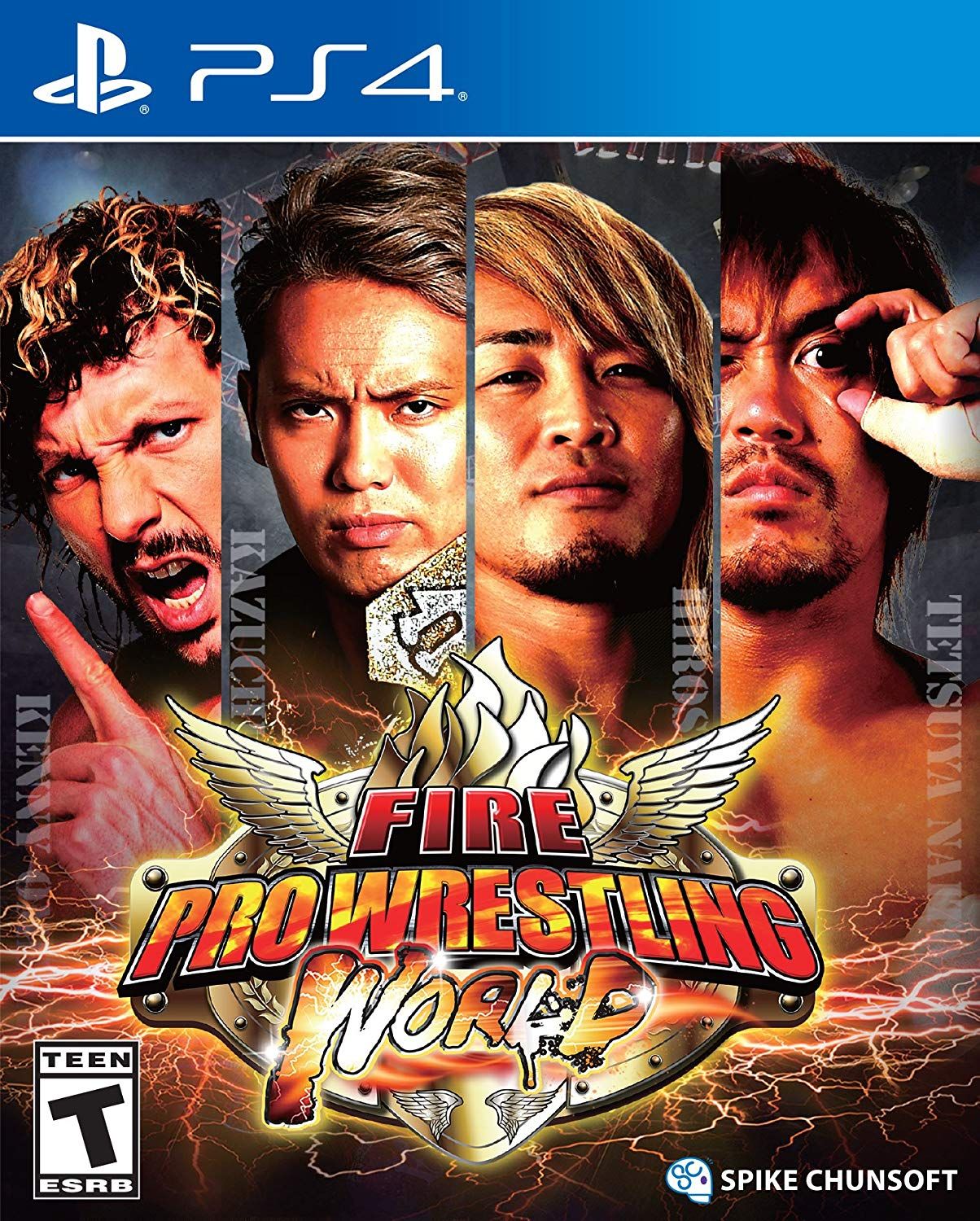 Fire Pro Wrestling World PS4 Cover Features NJPW Stars Omega, Okada, and More