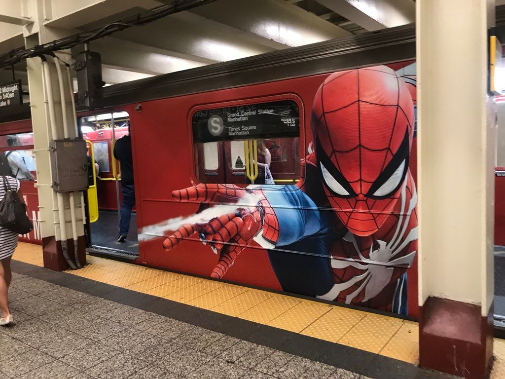 Marvel's Spider-Man for PS4 Invades Manhattan's Subway with Awesome ...