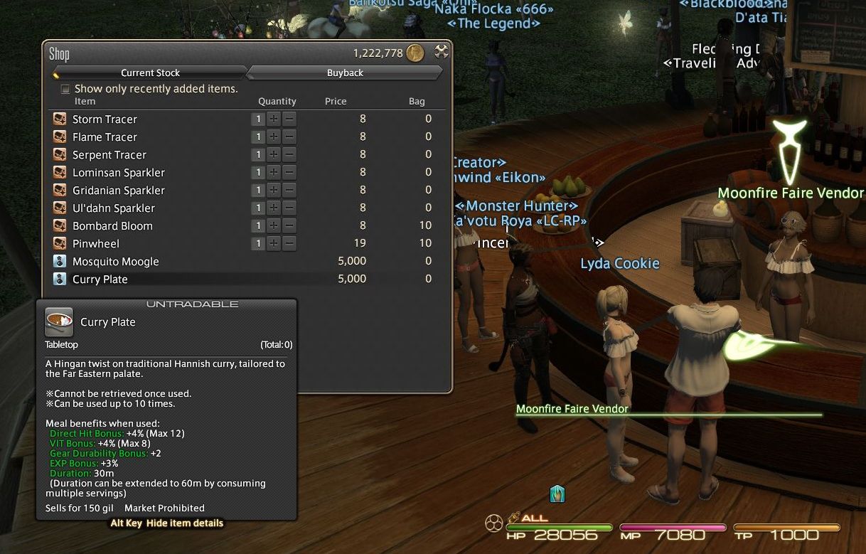 Final Fantasy XIV Moonfire Faire 2018 Guide - How to Get Your Fancy Bikini