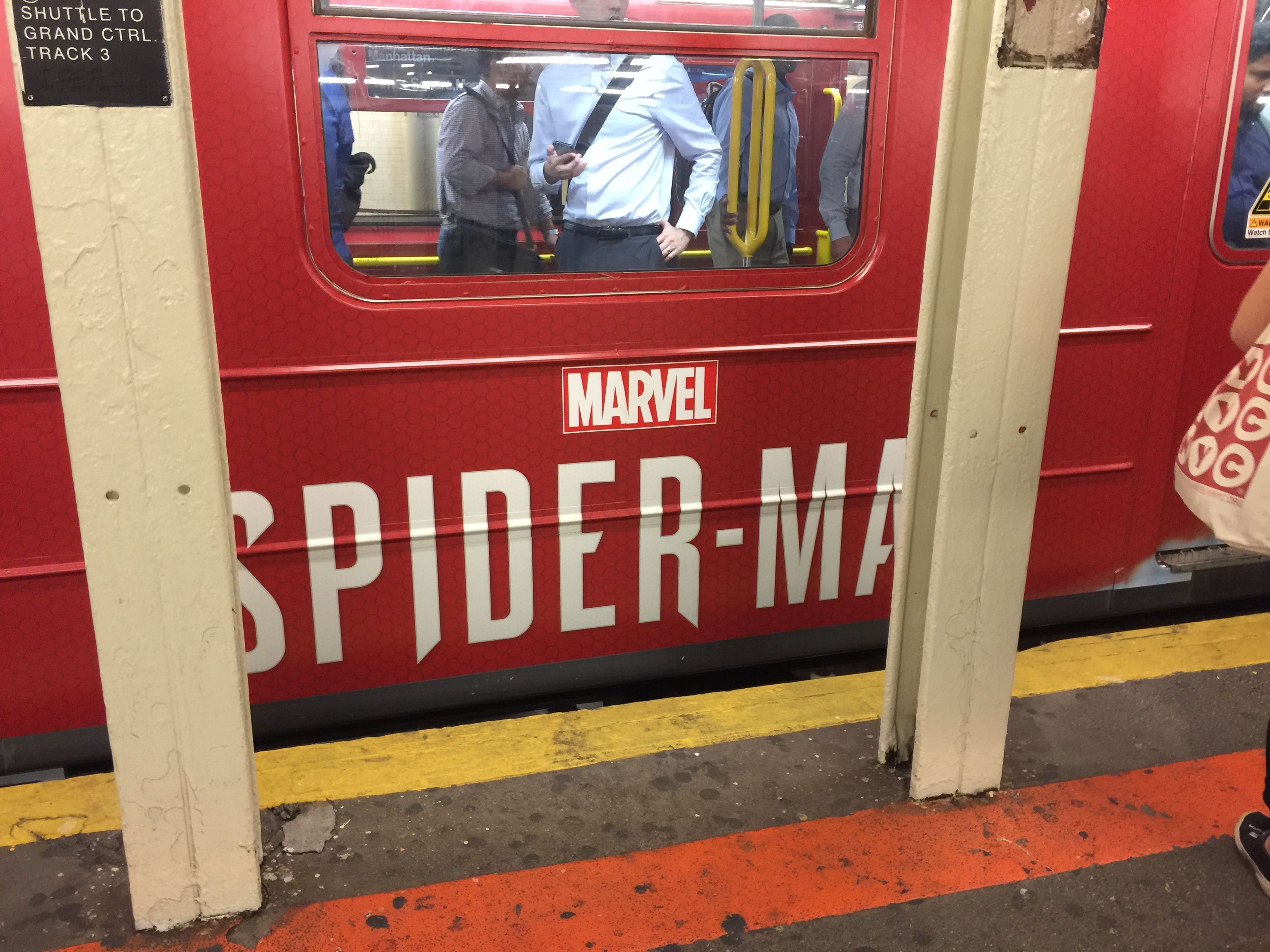 Marvel's Spider-Man PS4 Hype Train Is Literally Running in New York City