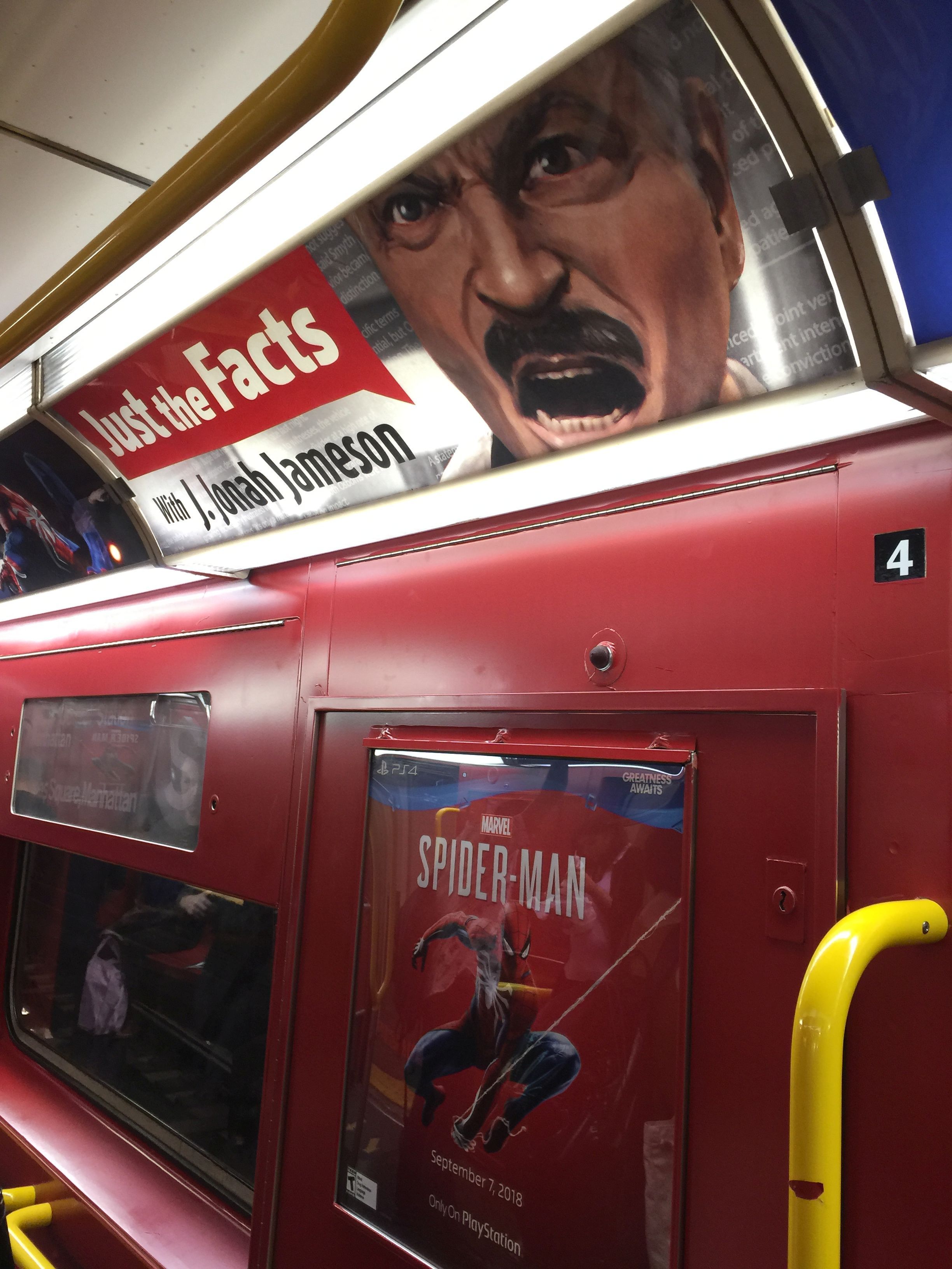 Marvel's Spider-Man PS4 Hype Train Is Literally Running in New York City