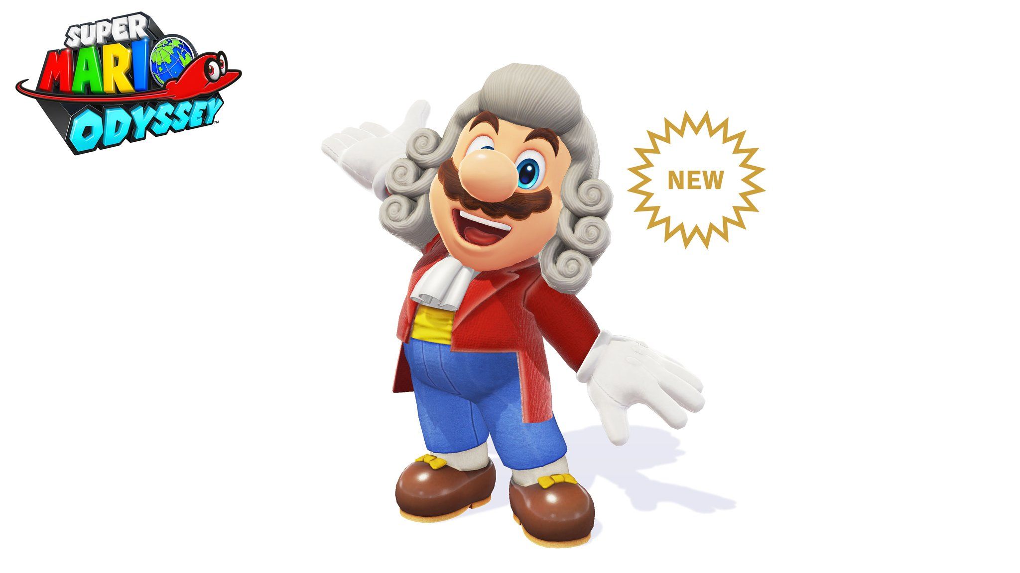 Super Mario Odyssey Adds Fancy-Looking Conductor Outfit and Wig