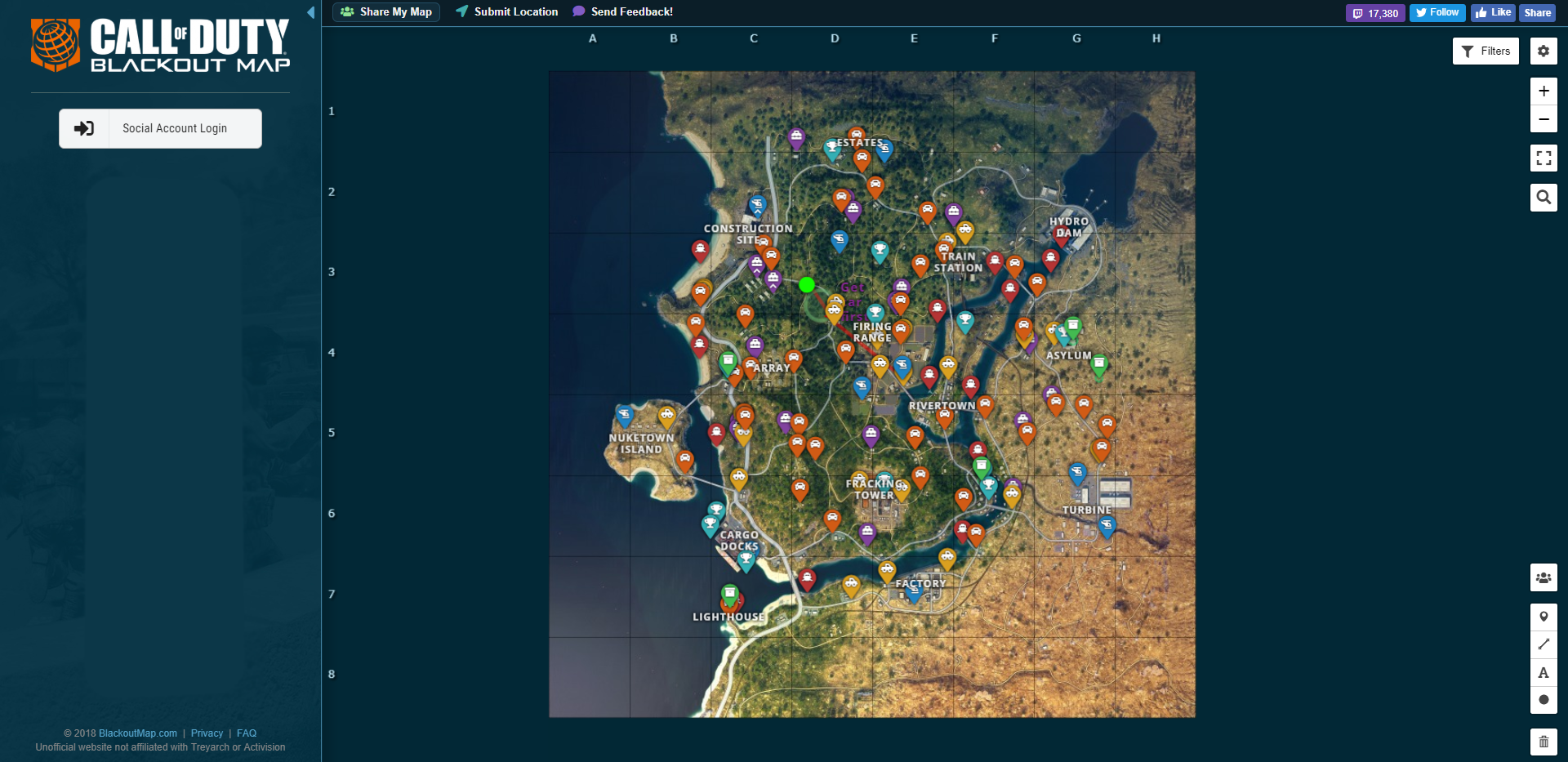 Fan Creates Interactive Map for Call of Duty: Black Ops 4 Blackout
