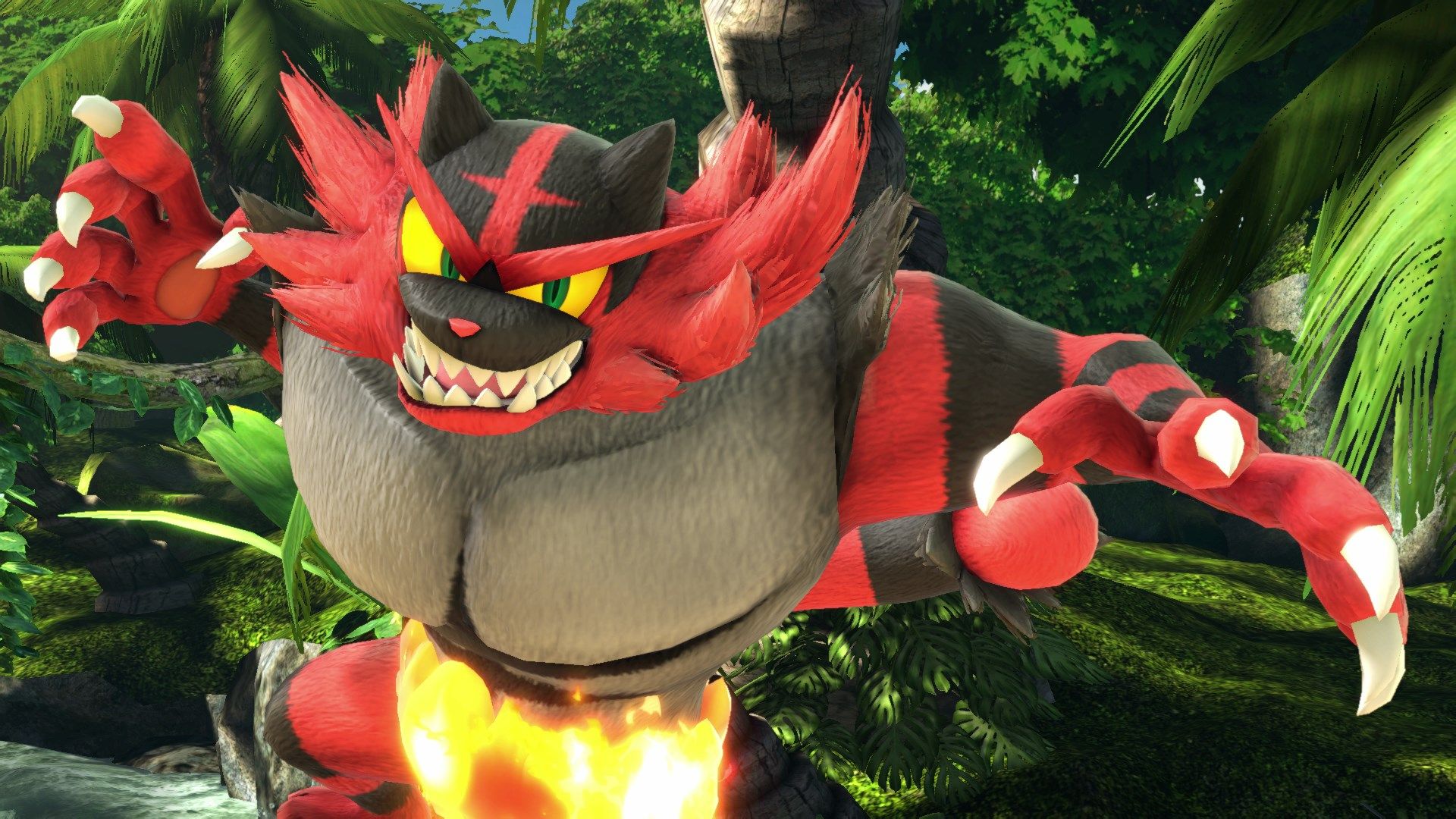 Incineroar is in Super Smash Bros. Ultimate, Lights Up Grinch Leak