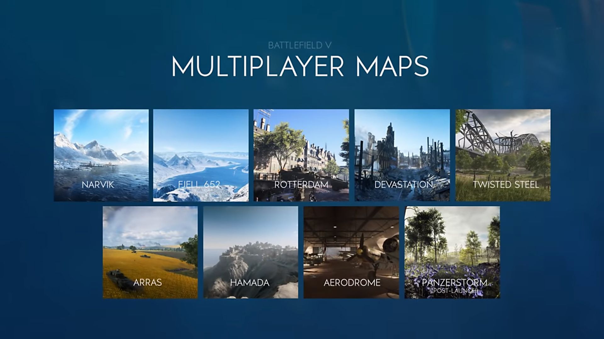 Battlefield V Trailer Shows Nine Maps in Action with Eight Available at ...