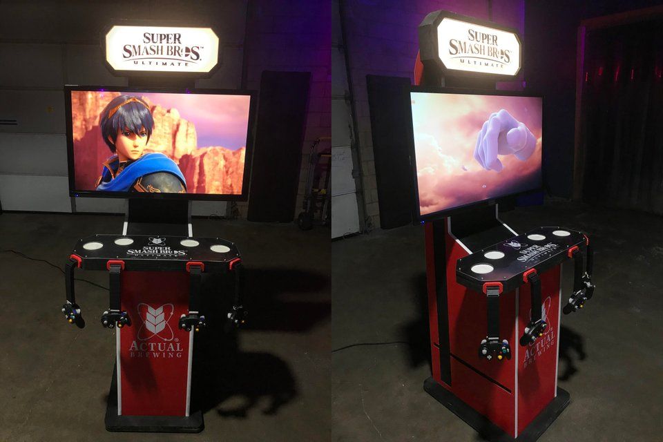 Super Smash Bros Ultimate Fan Builds Arcade Cabinet and It Looks Amazing