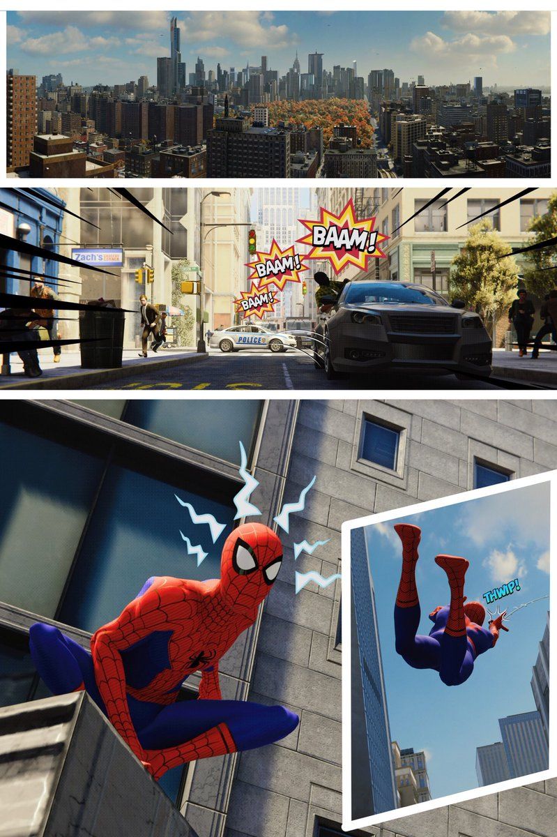 Marvel's Spider-Man Fan Creates Amazing Comic Using the In-Game Photo Mode