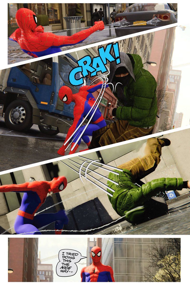 Marvel's Spider-Man Fan Creates Amazing Comic Using the In-Game Photo Mode
