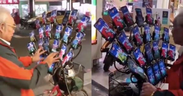 Pokemon Go Grandpa Has Evolved to Using 21 Mobile Phones to Try and ...