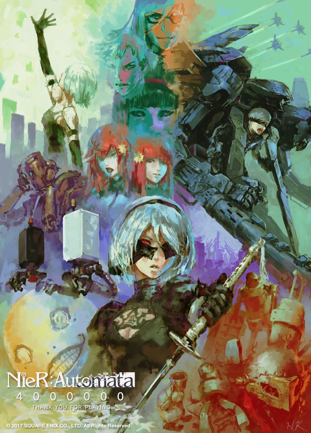 Nier: Automata Has Surpassed 4 Million Units Sold, Development Team ...