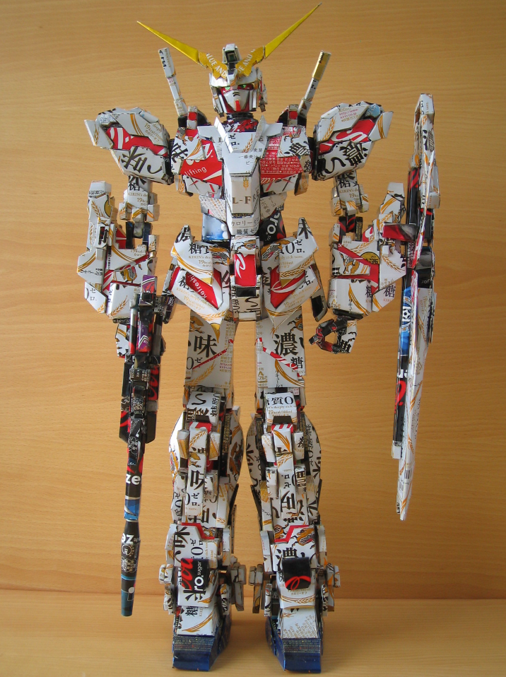 Super Mario Bros. Forged from Recycled Cans by Creative Japanese Artist ...