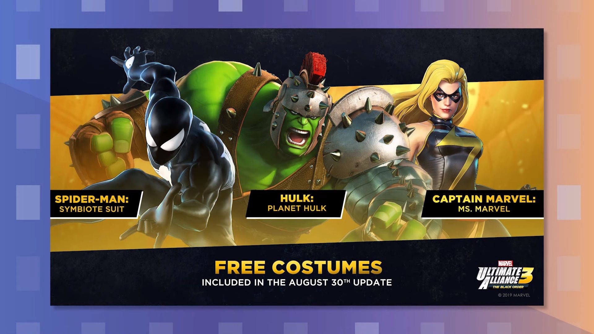 Marvel Ultimate Alliance 3 Receiving Free DLC Update