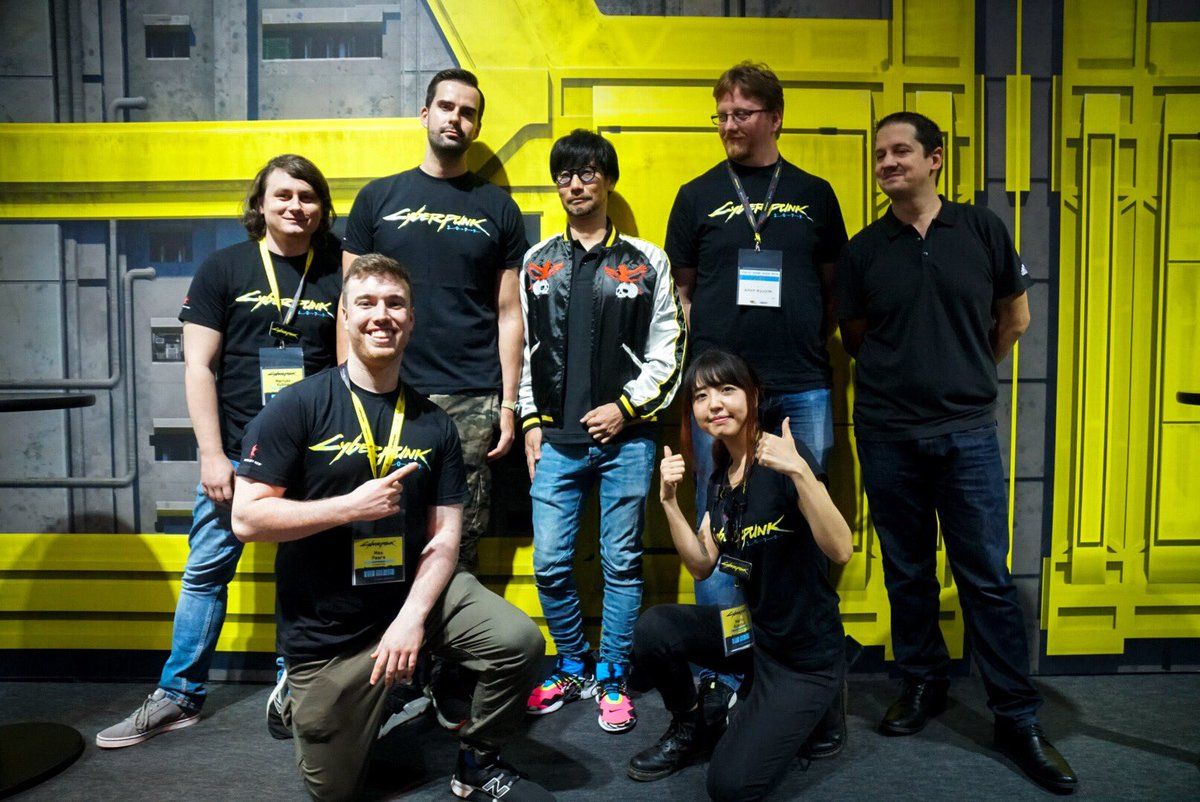 Hideo Kojima Meets Cyberpunk 2077 at CD Projekt Red's Tokyo Game Show Booth