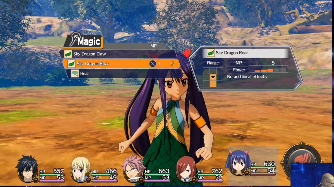 Fairy Tail RPG Uses a Five Members Party System, Grid System in Battle