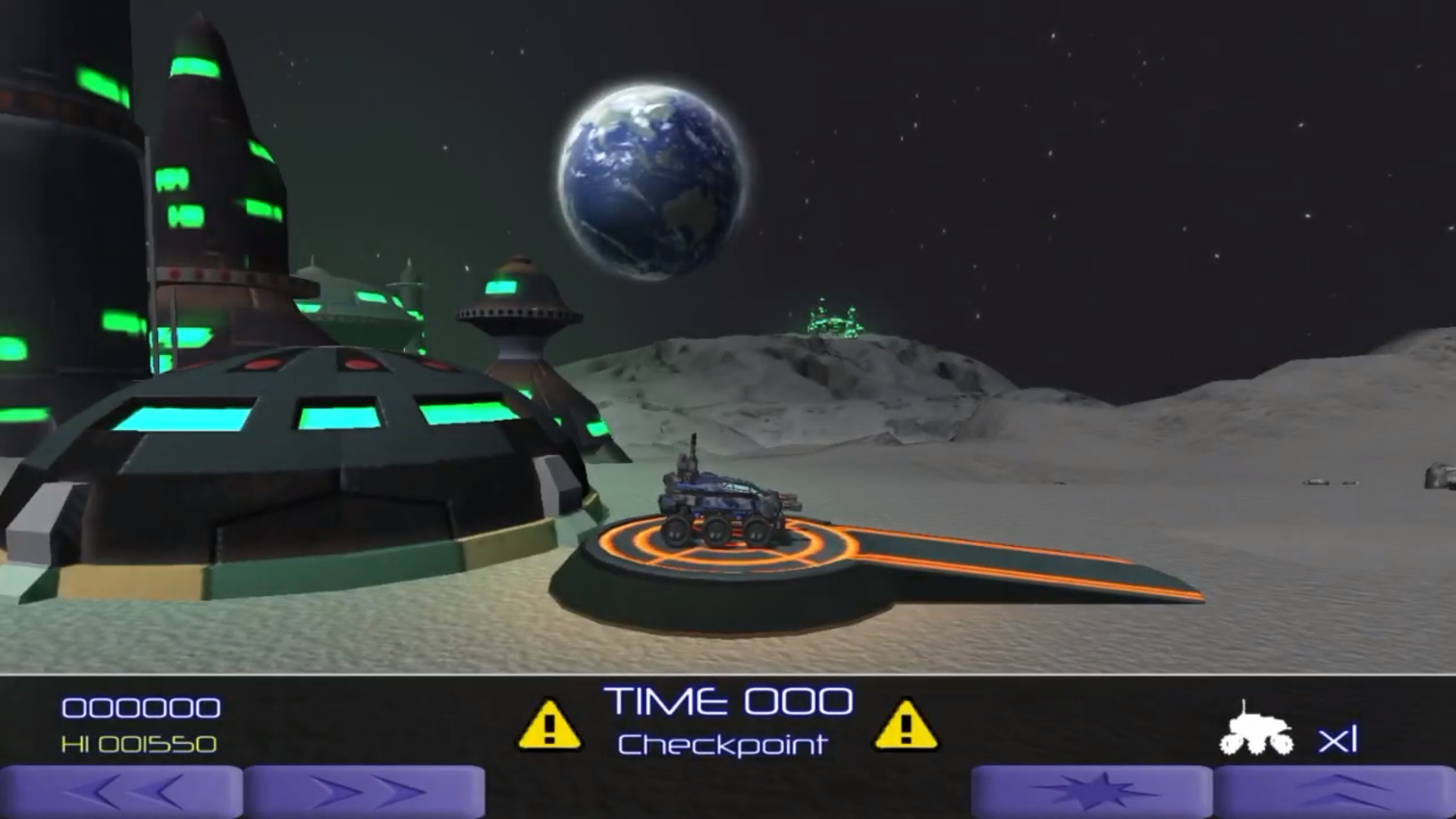 Moon Patrol for Intellivsion Amico's Demo is Rough